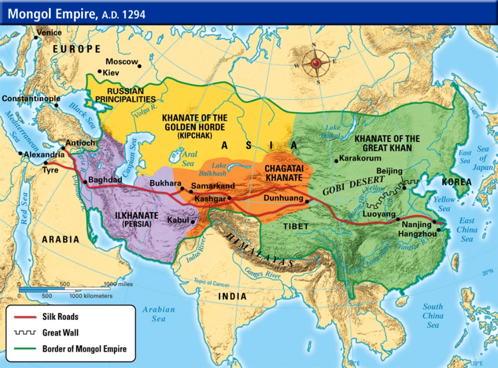 L’impero mongolo eurasiatico 1206-1405: il più grande Stato ...